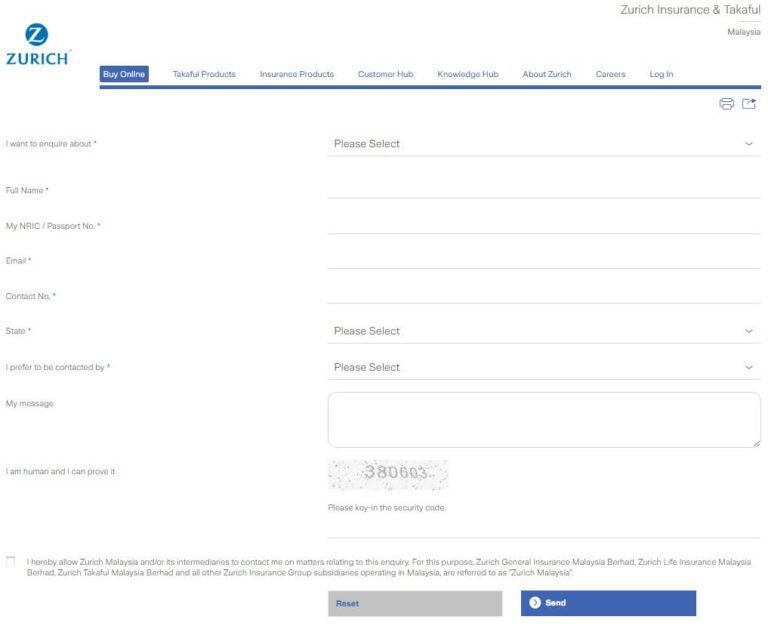 15 Cara Hubungi Zurich Insurance Malaysia untuk Customer Service!