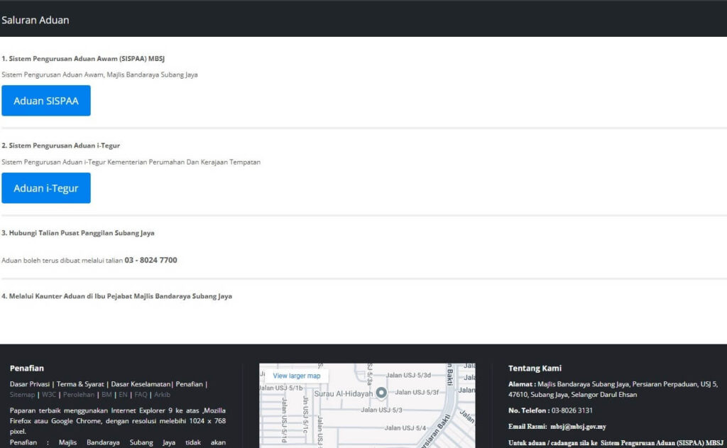 12 Cara Hubungi Majlis Bandaraya Subang Jaya, Boleh Hantar Aduan ...